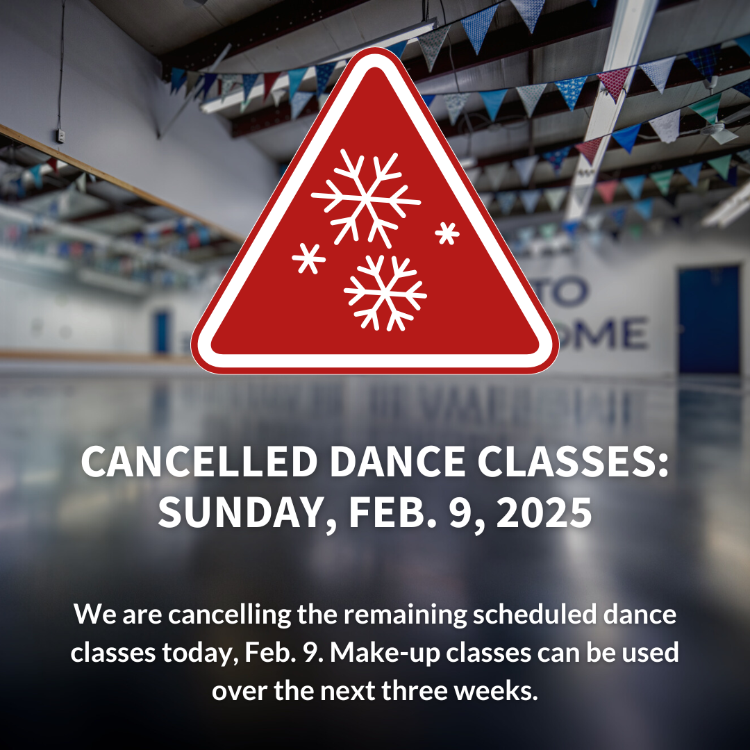Dance classes cancelled Feb. 9 — Rising Tide Irish Dance Academy
